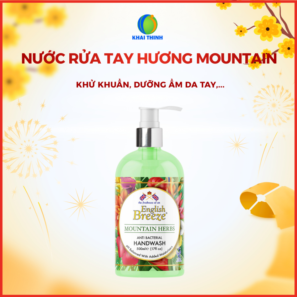 Nước Rửa Tay Mountain Hương Thơm Sát Khuẩn Và Bảo Vệ Da Tay Nhập Khẩu ...