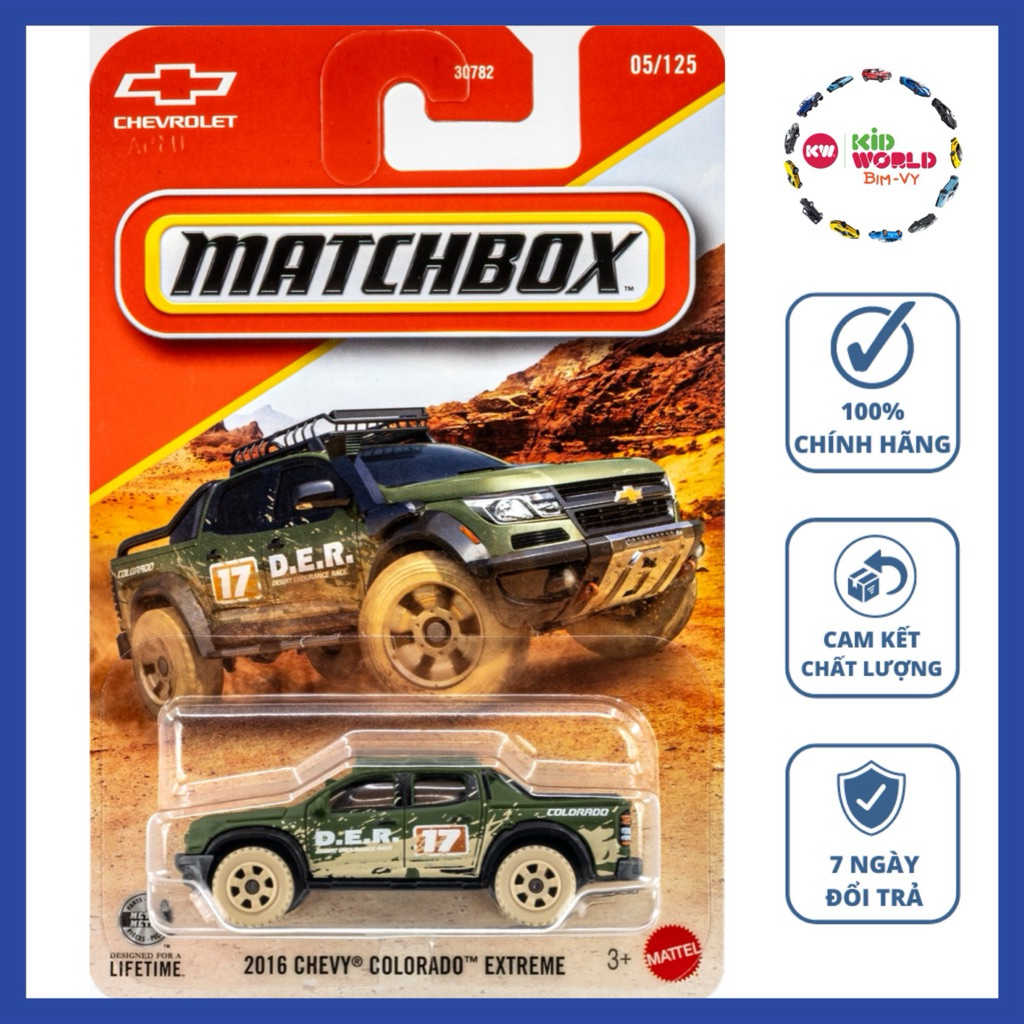 Xe mô hình Matchbox Bán tải 2016 Chevy Colorado Extreme JHN01. | Shopee ...