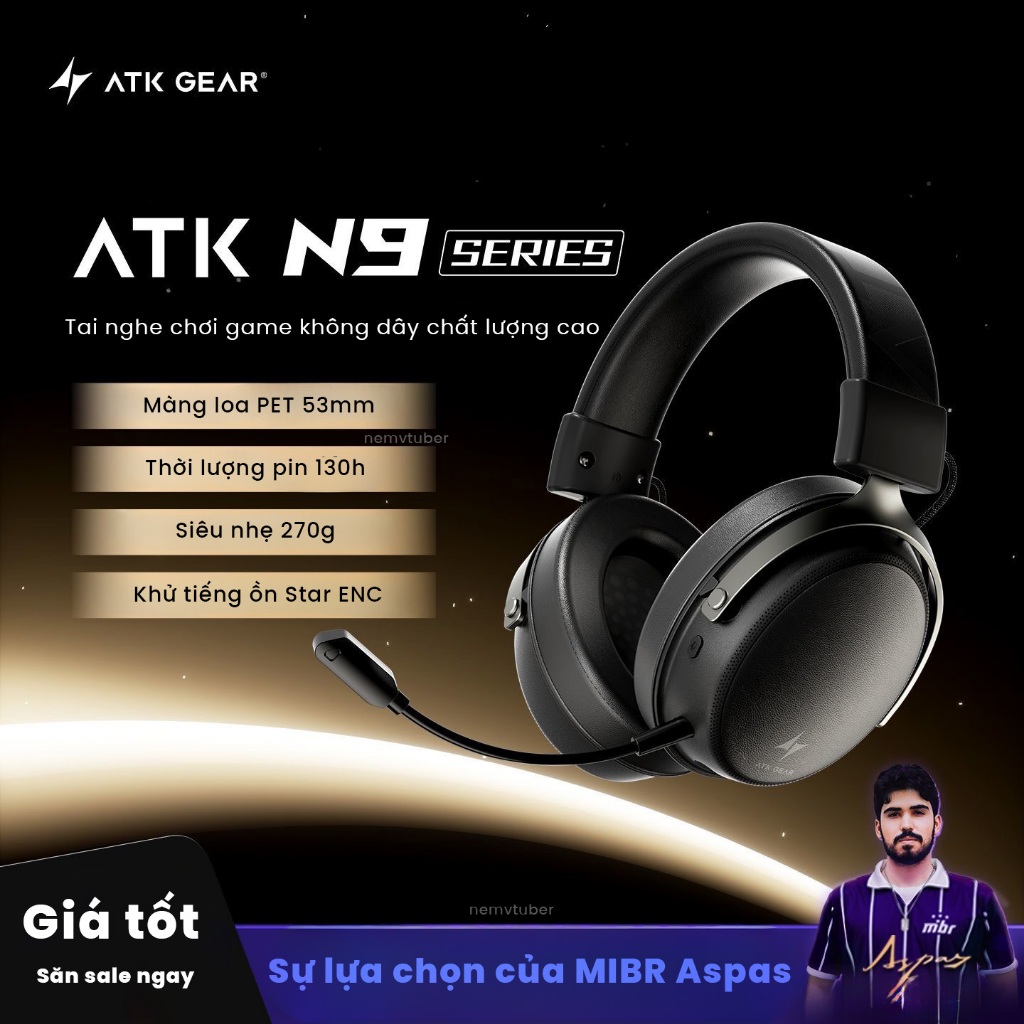 [NEW-BH12T] Tai nghe ATK N9/ N9 Ultra - Tai nghe Wired/Wireless ...