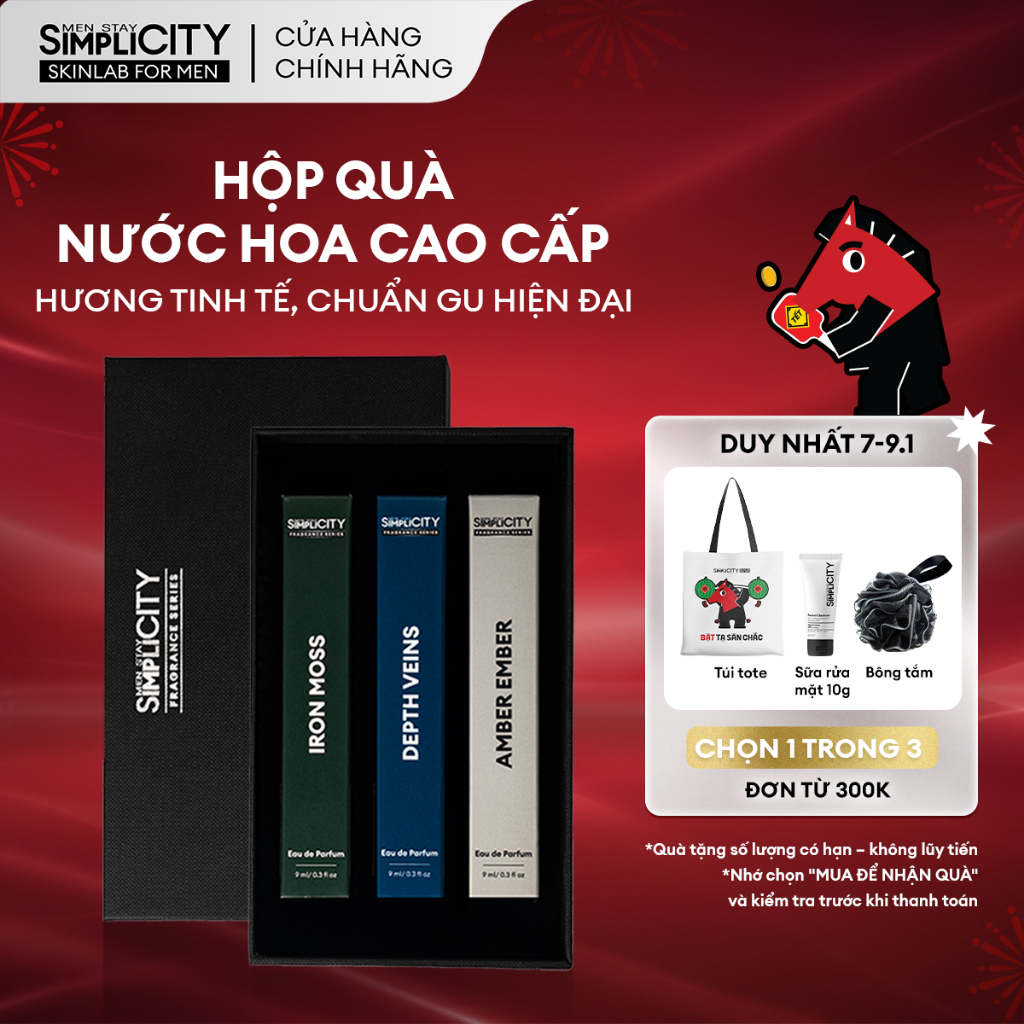 SET QUÀ TẶNG VALENTINE CHO NAM NƯỚC HOA CAO CẤP ELEMENTUM COLLECTION ...