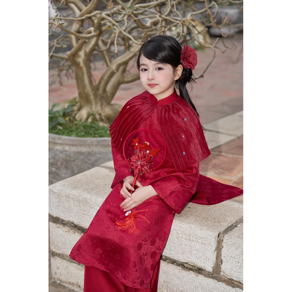 Áo dài Đào Nhiên - Áo dài tết cho bé 2026 | Shopee Việt Nam