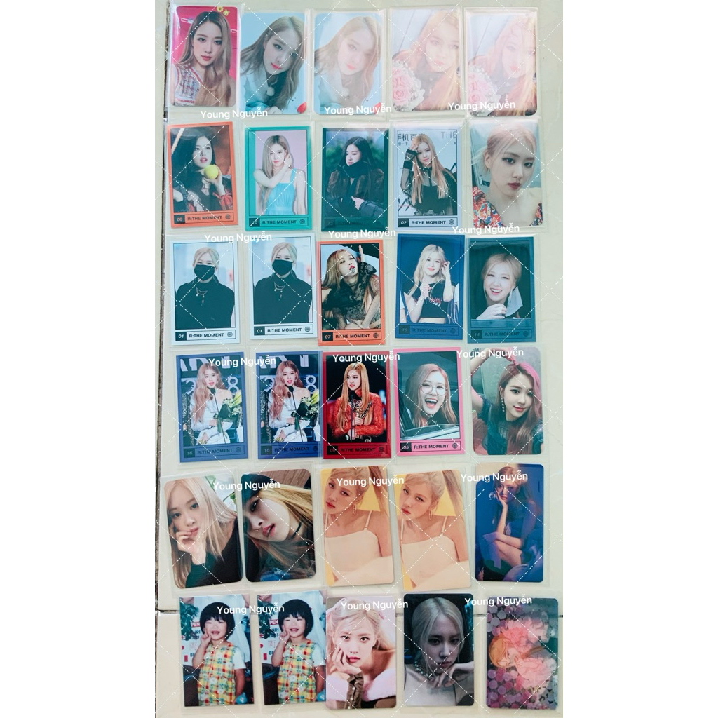 [CHÍNH HÃNG] TỔNG HỢP CARD FANSITE ROSÉ BLACKPINK | Shopee Việt Nam