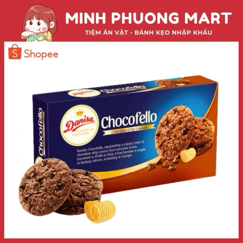Bánh Quy Danisa Chocofello Vị Socola Chip Hộp 150G | Shopee Việt Nam