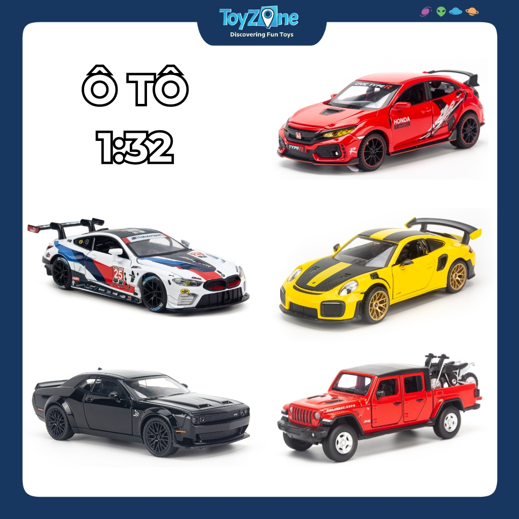 Mô hình xe nhiều hãng Toyota, Honda, Nissan, Dodge, Ford, BMW, Fer ...