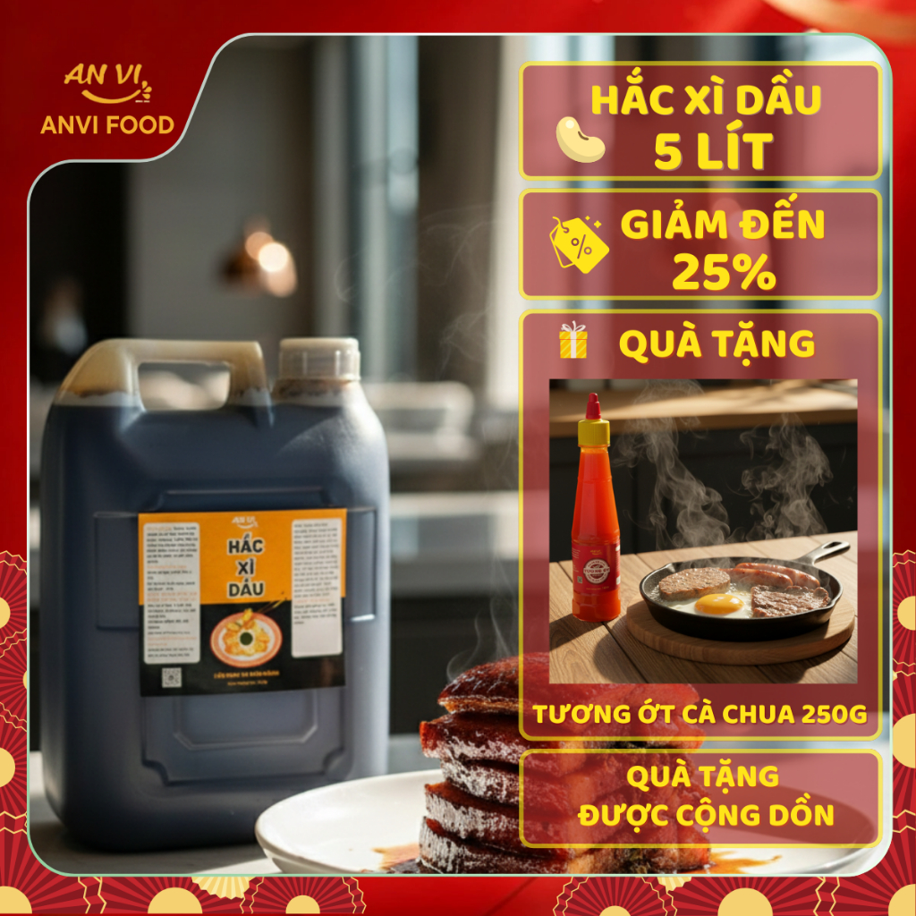 Hắc Xì Dầu 5 Lít An Vi - Gia Vị Chuyên Dụng Cho Nhà Hàng, Quán Ăn ...