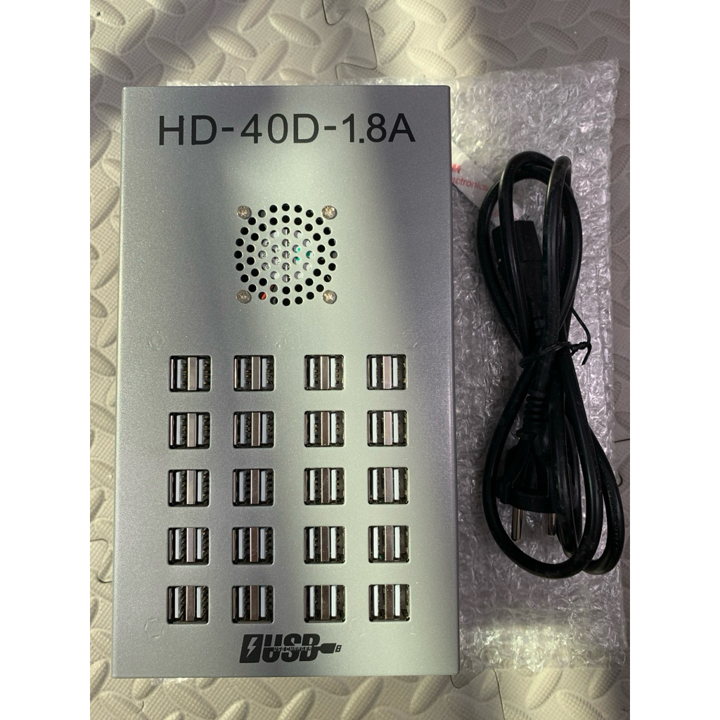 Bộ Sạc 40 Cổng USB HD-40D-1.8A Chính Hãng Nutatra. BH 6 Tháng. | Shopee ...