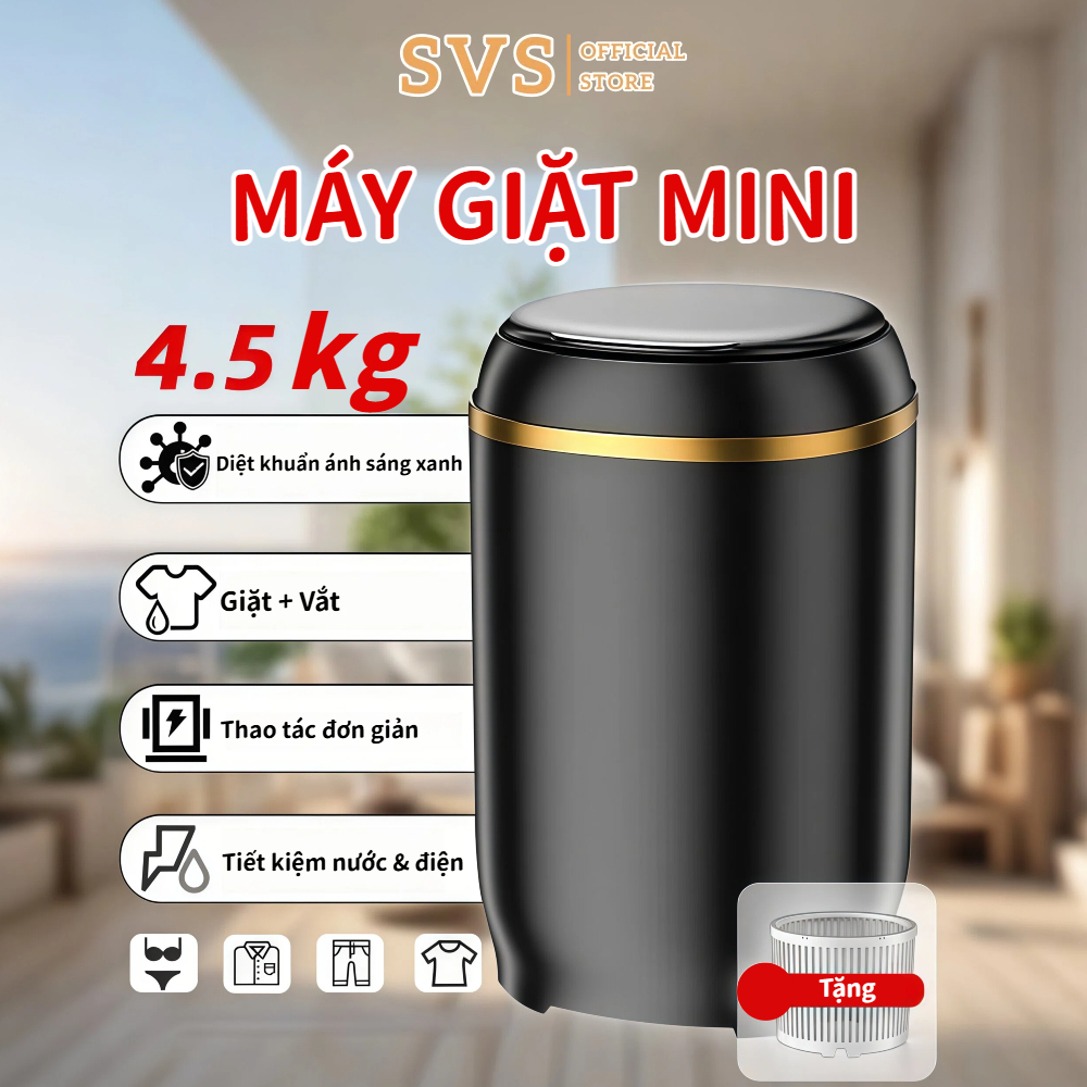 [Aimi.]Máy giặt mini Bán tự động có tia UV khử khuẩn siêu bền, siêu ...