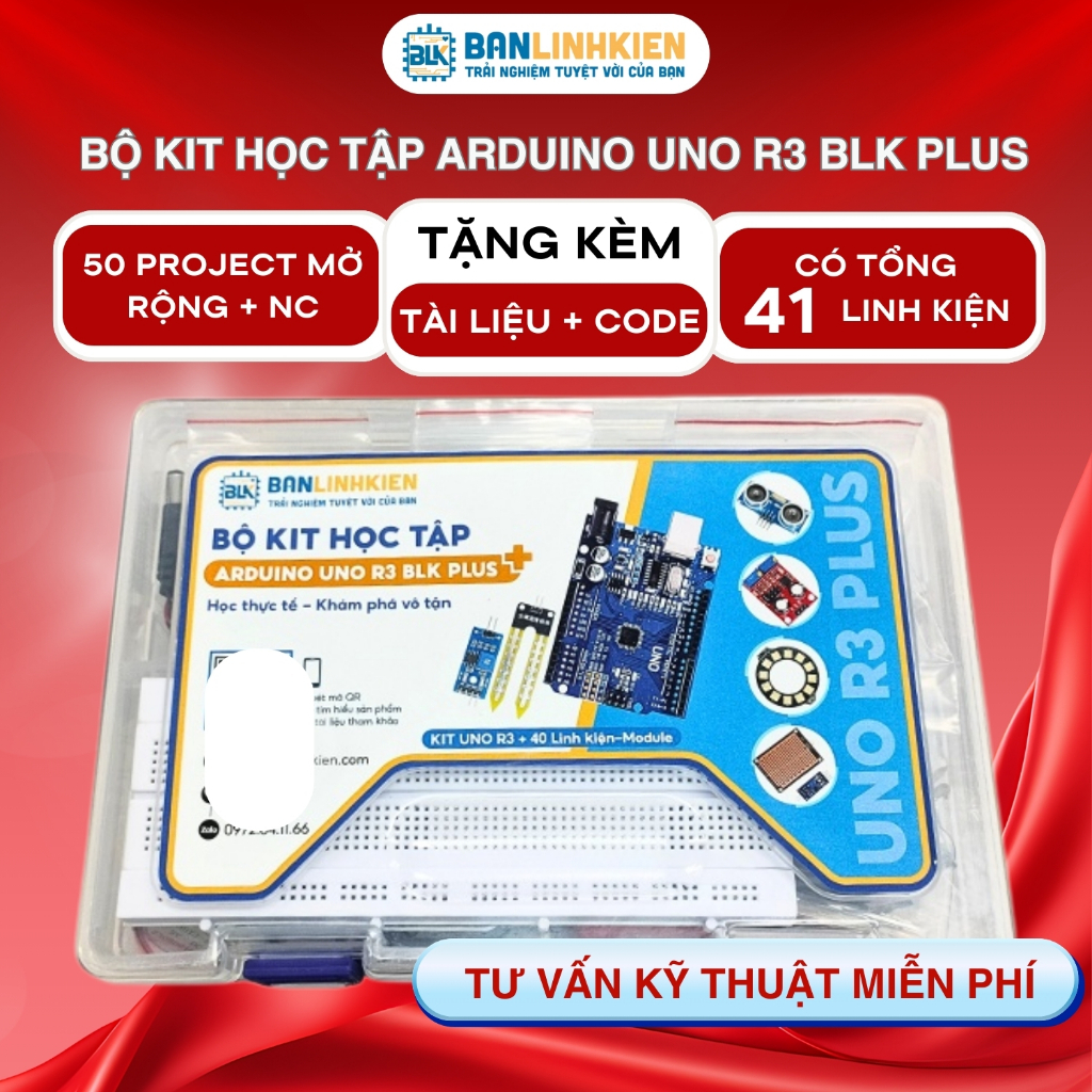 [NEW] [Tặng code và tài liệu] Bộ kit học tập Arduino uno r3 plus ...