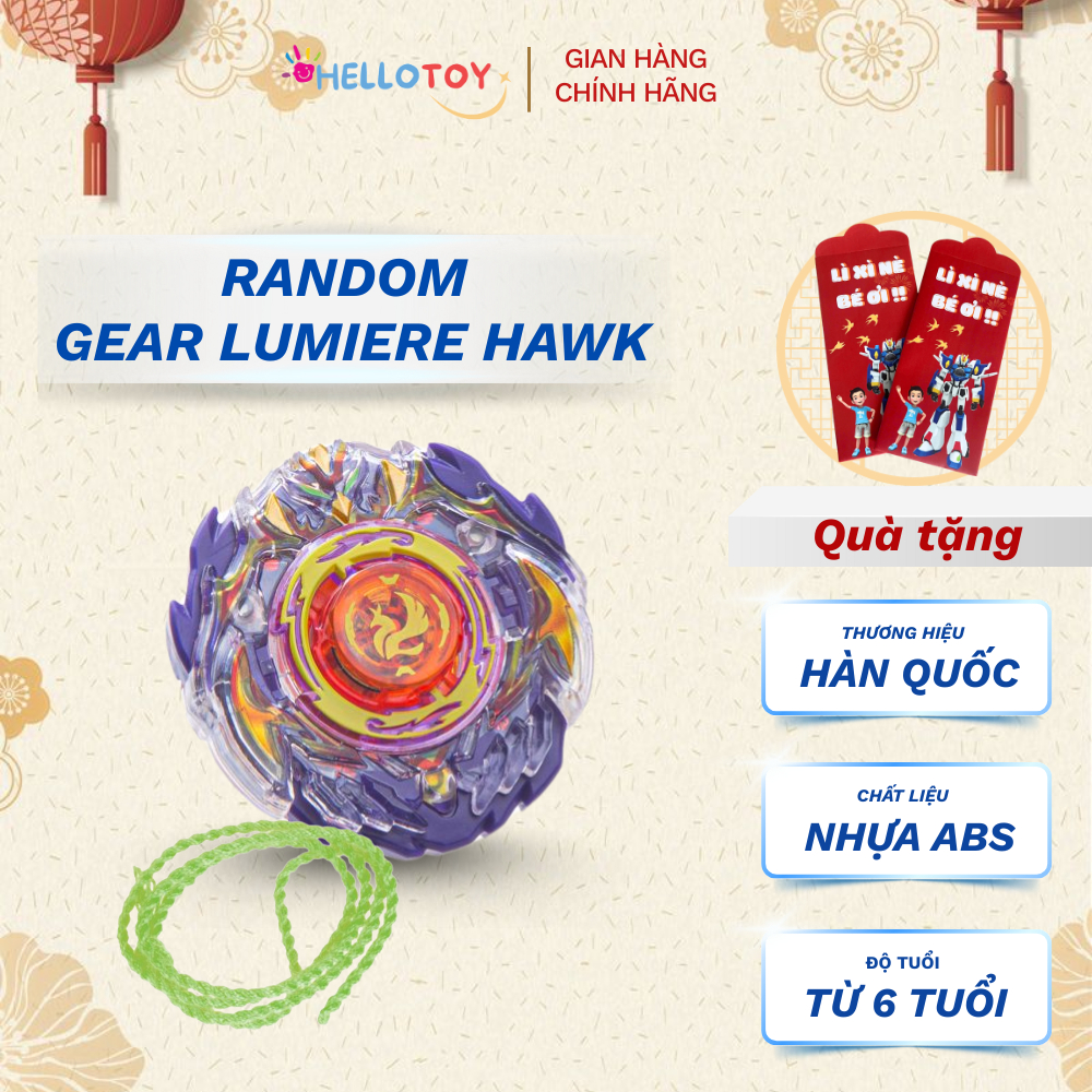Đồ Chơi Con Quay Random Gear Lumiere Hawk Choirock | Shopee Việt Nam