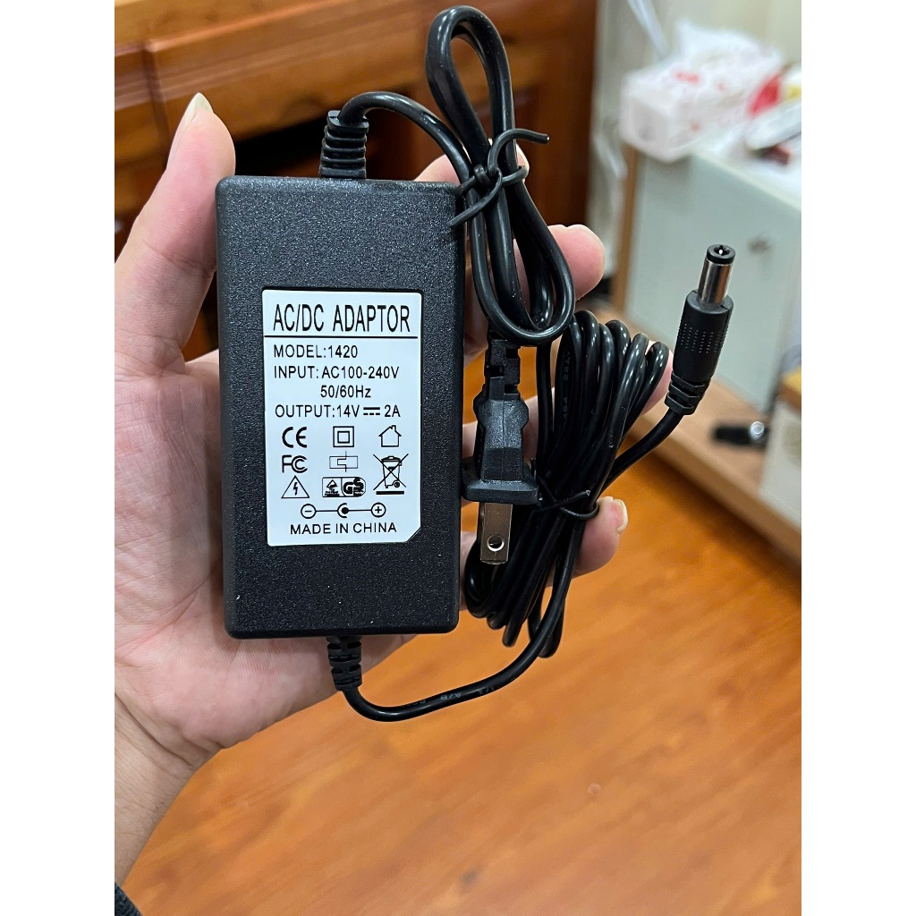 🔌 ADAPTER NGUỒN 14V 2A – JACK 5.5mm | NGUỒN ỔN ĐỊNH, LOẠI TỐT | Shopee ...