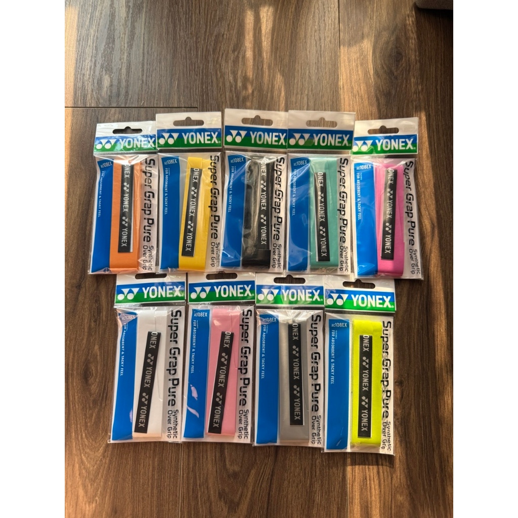 Quấn Cán Vợt Cầu Lông Yonex AC108EX Super Grap Pure | Shopee Việt Nam