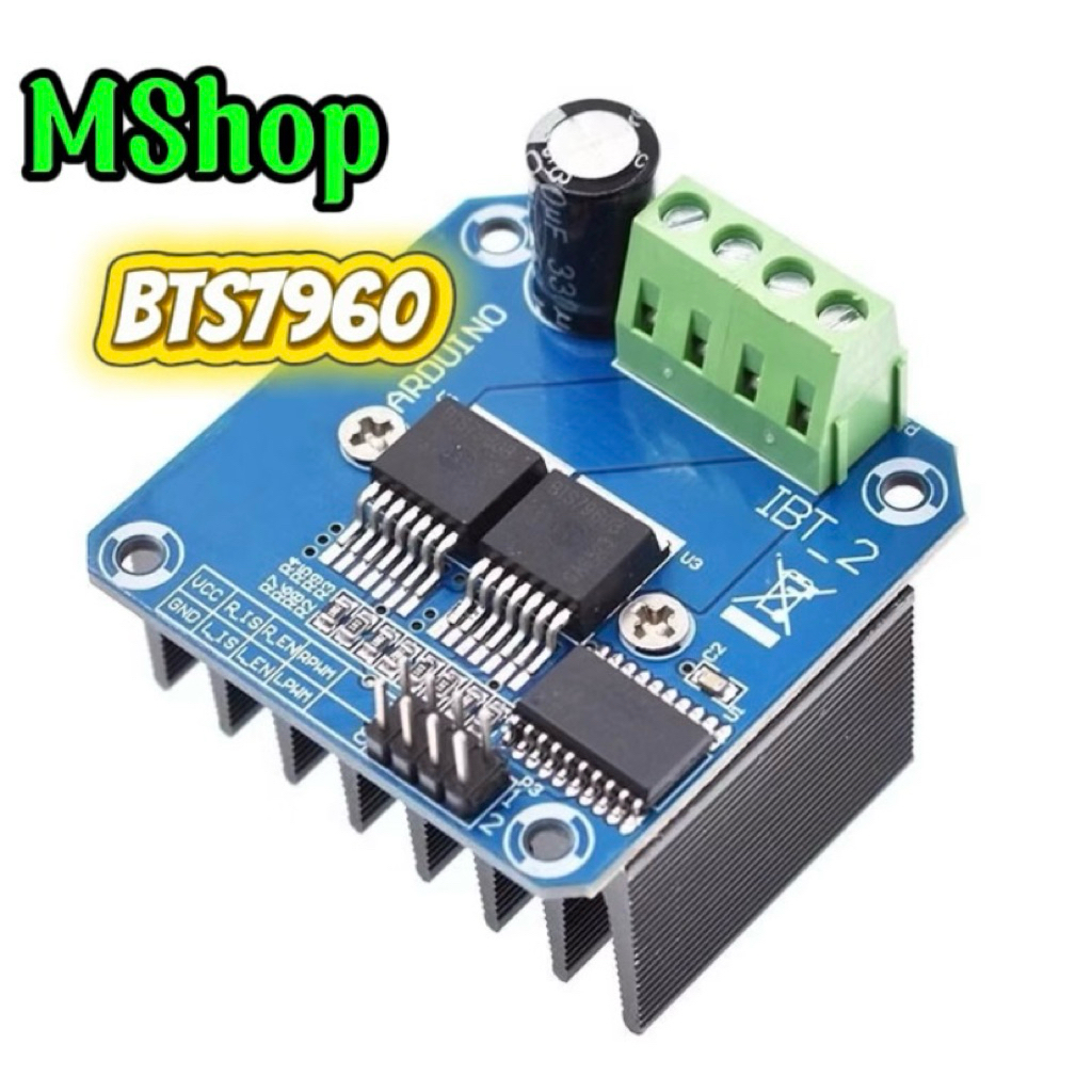 [C.Thơ] Mạch Điều Khiển Động Cơ DC BTS7960 43A | Shopee Việt Nam