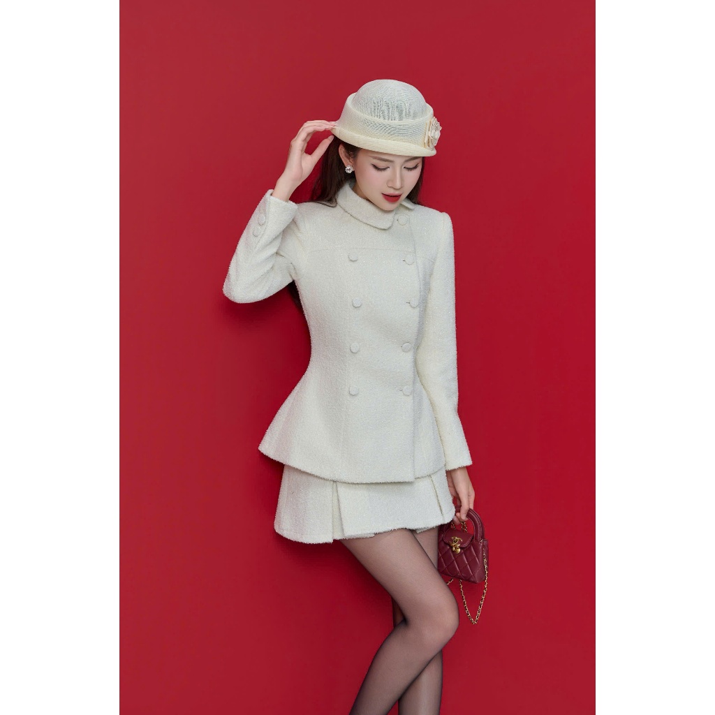 LUXE SET - Set dạ tweed tiểu thư, phù hợp mùa đông du lịch nữ tính by ...