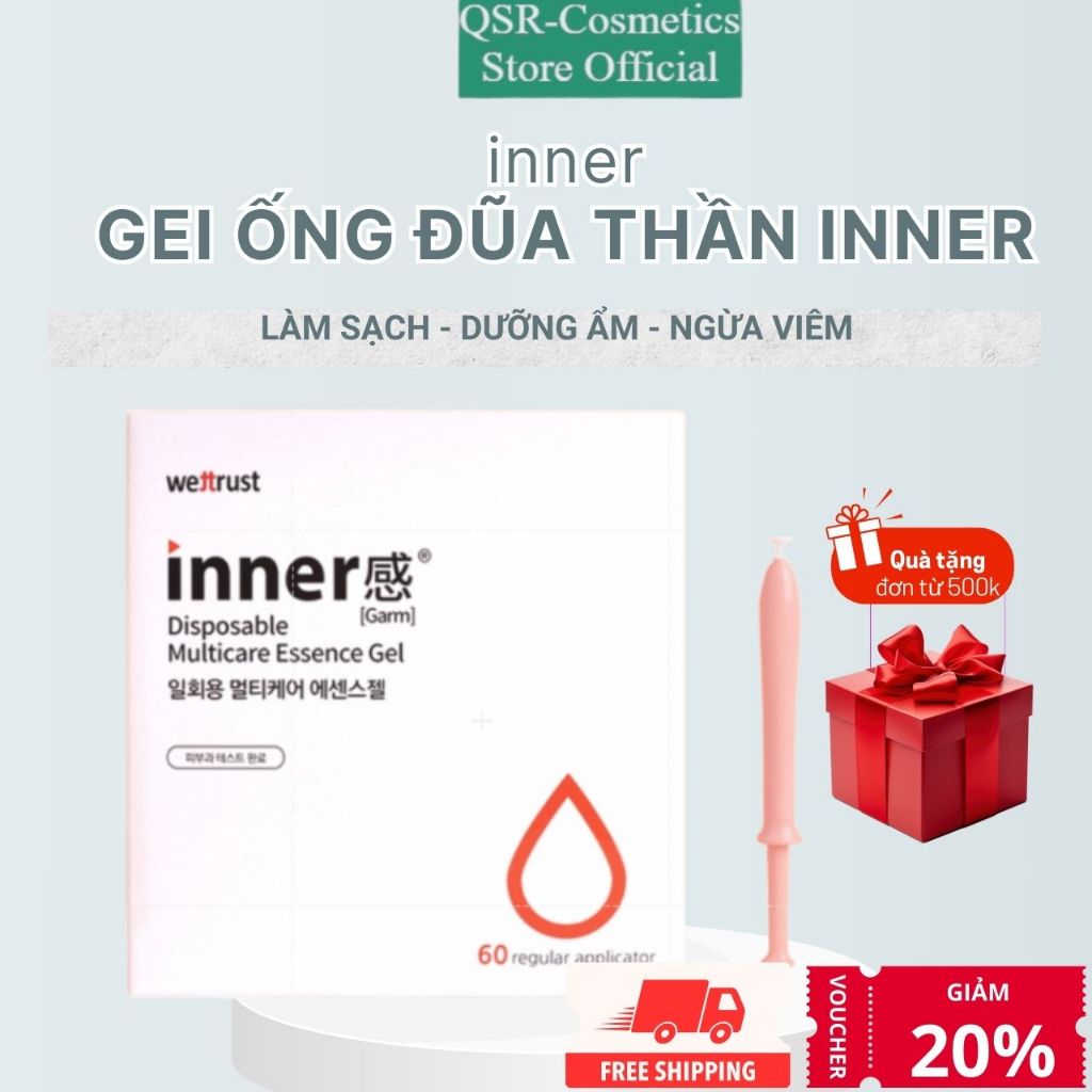 Ống Đũa Thần Inner - Gel Phụ Khoa - Dưỡng Ẫm Và Làm Sạch, vệ sinh vùng ...