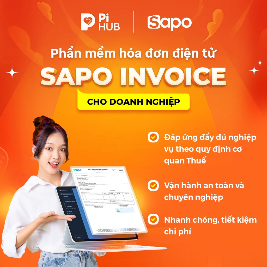 Phần mềm hoá đơn điện tử Sapo Invoice cho doanh nghiệp | Shopee Việt Nam