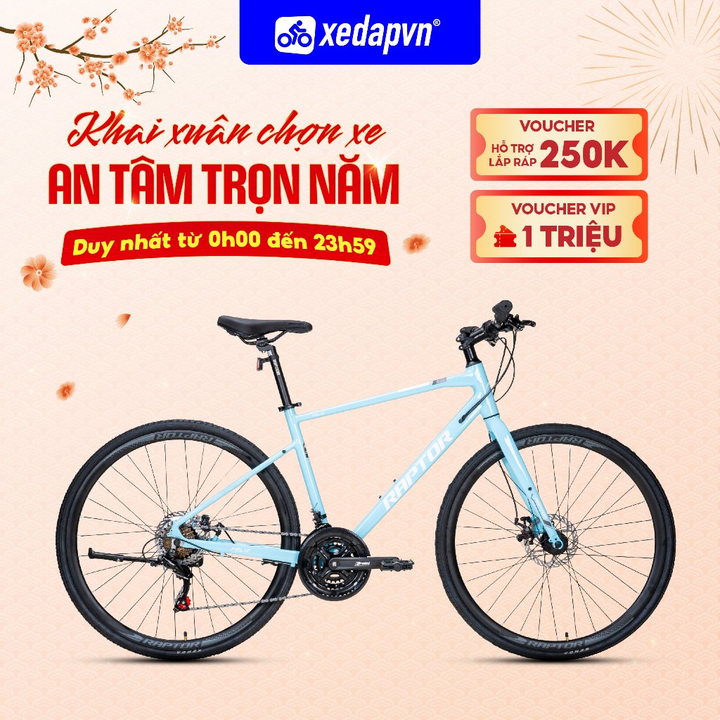 Xe Đạp Touring RAPTOR FELIZ 2 – Bánh 700C, 21 Tốc Độ – Cho Người Cao ...
