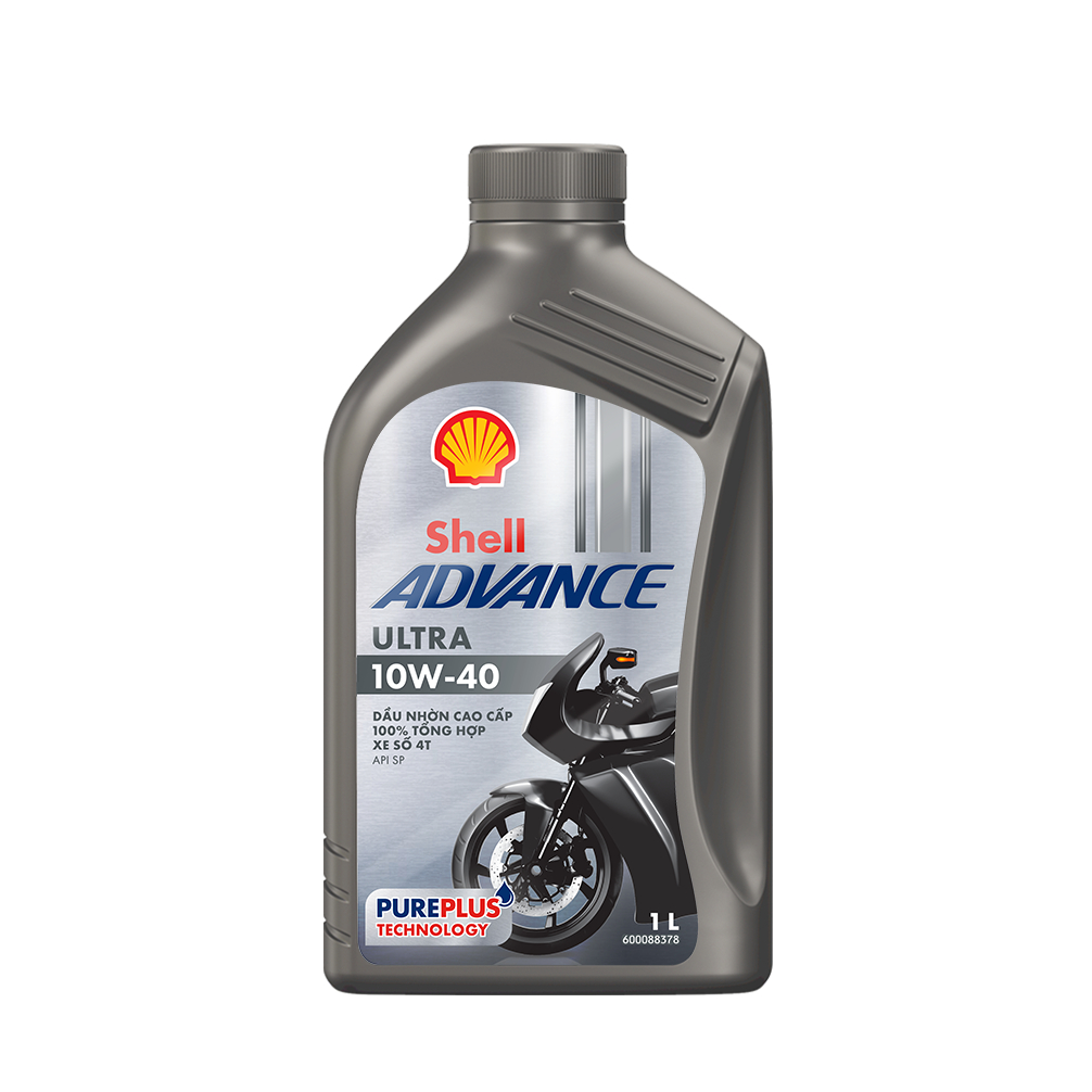 Shell Châu Á - Nhớt Shell Advance Ultra 10W-40 API SP Made in Shell ...