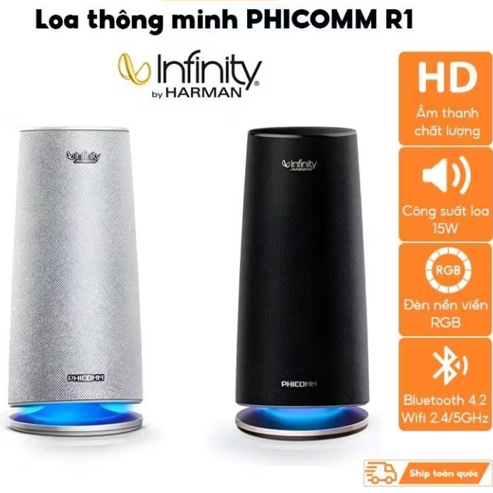 ( ĐÃ CÀI AI ) Loa Bluetooth AI PHICOMM R1 (Infinity by Harman) âm thanh ...