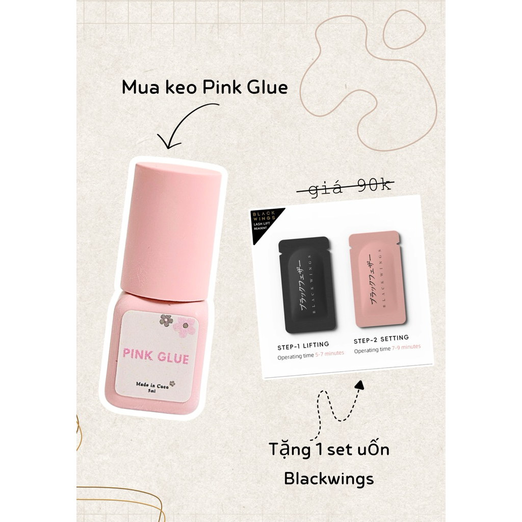 KEO BÊ TÔNG PINK GLUE - KEO NỐI MI HỒNG | Shopee Việt Nam