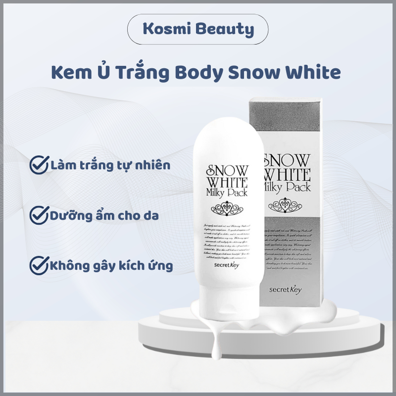 Kem body Snow White kem ủ trắng toàn thân Secret Key Snow White Milky ...
