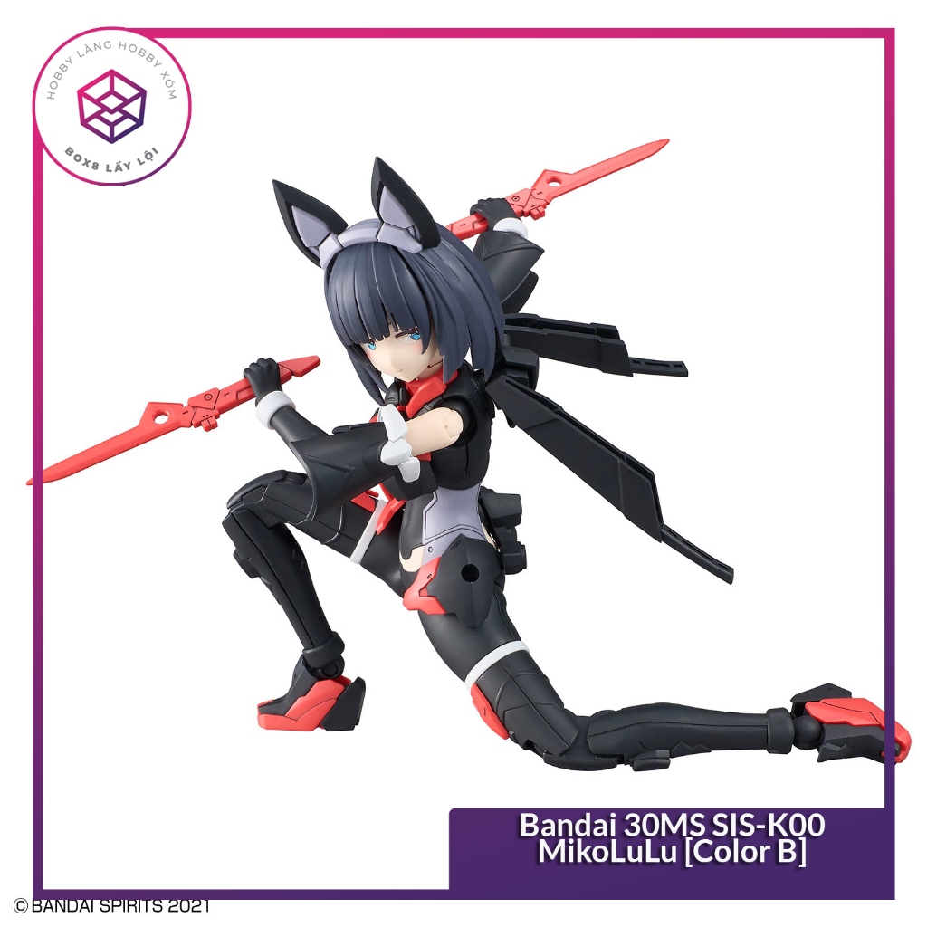 Mô hình Bandai 30MS SIS-K00 MikoLuLu [Color B] [GDB] [30MS] | Shopee ...