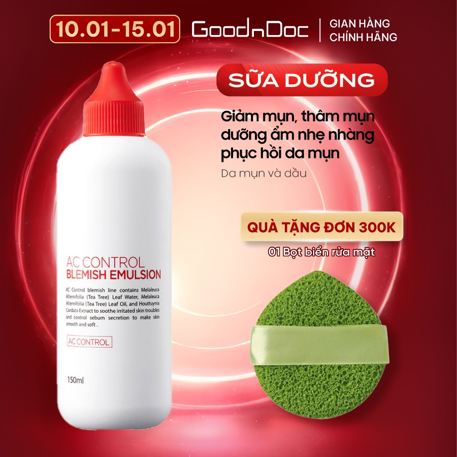 Serum AC Control Blemish Emulsion GoodnDoc 150ml | Shopee Việt Nam