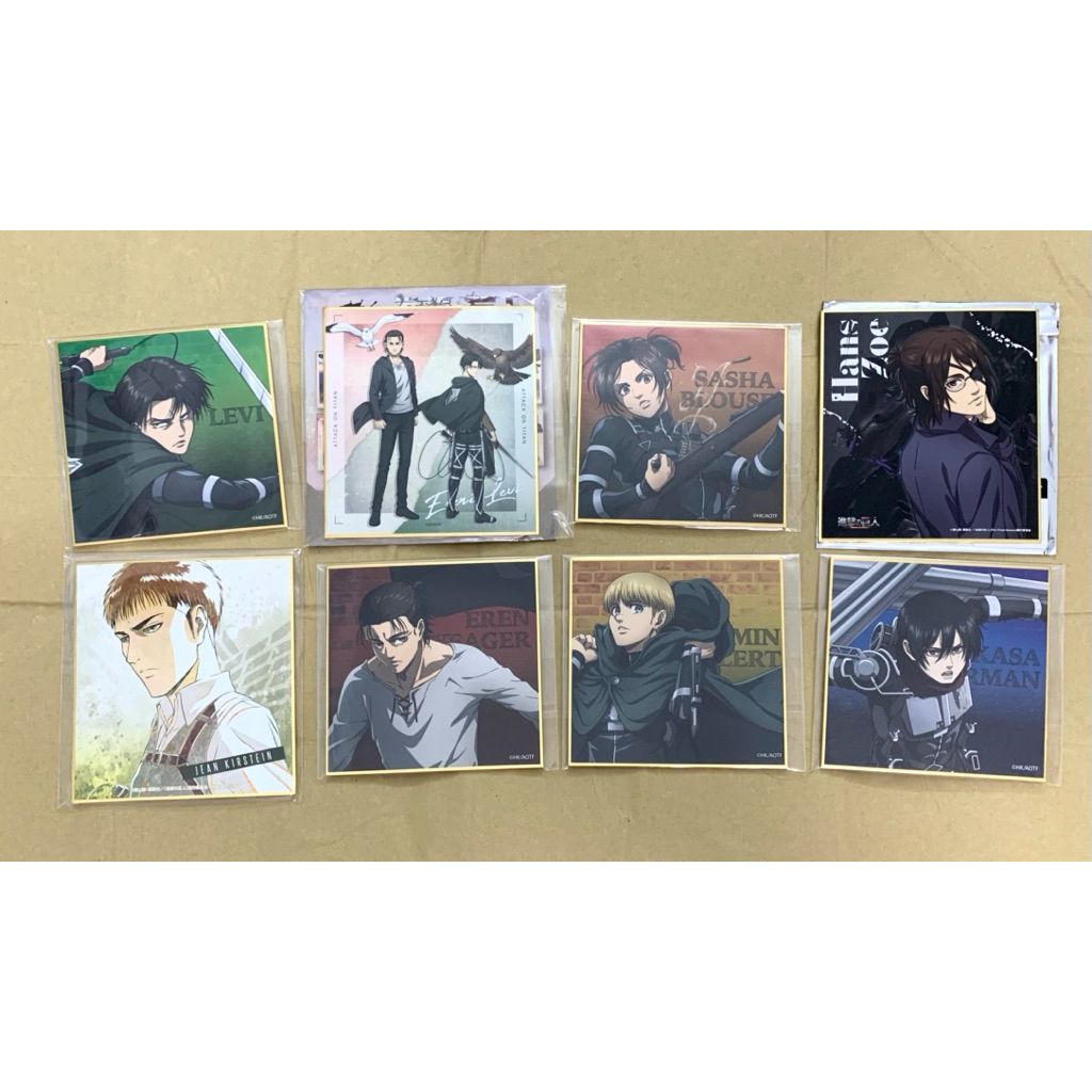 [AOT] SHIKISHI BOARD/ CARD ATTACK ON TITAN OFFICIAL | Shopee Việt Nam
