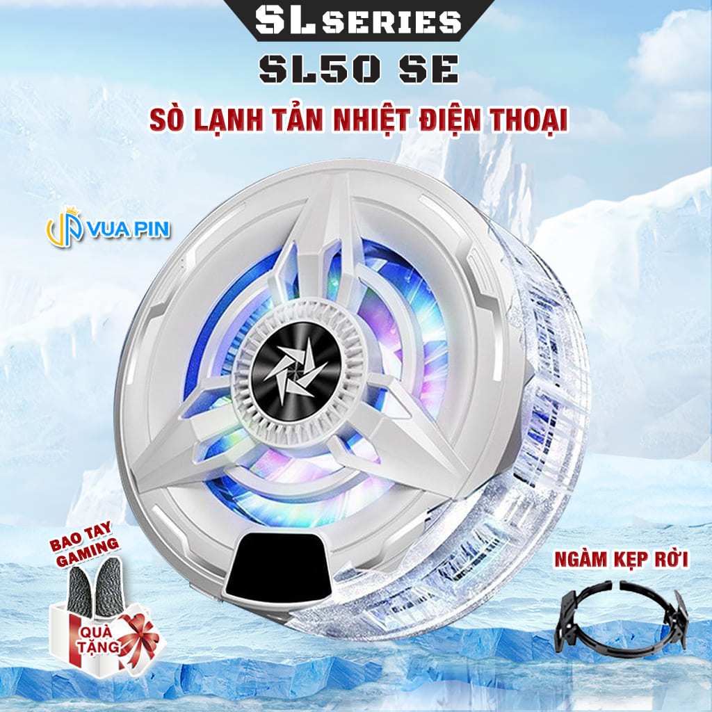 Sò lạnh tản nhiệt điện thoại SL50 SE quạt từ tính có ngàm kẹp rời giá ...