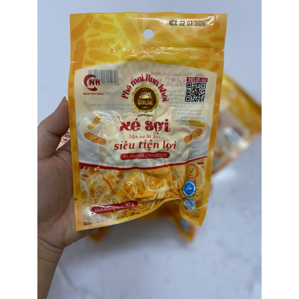 Phomai hun khói Solse xé sợi 50g ( mẫu mới nhất) | Shopee Việt Nam