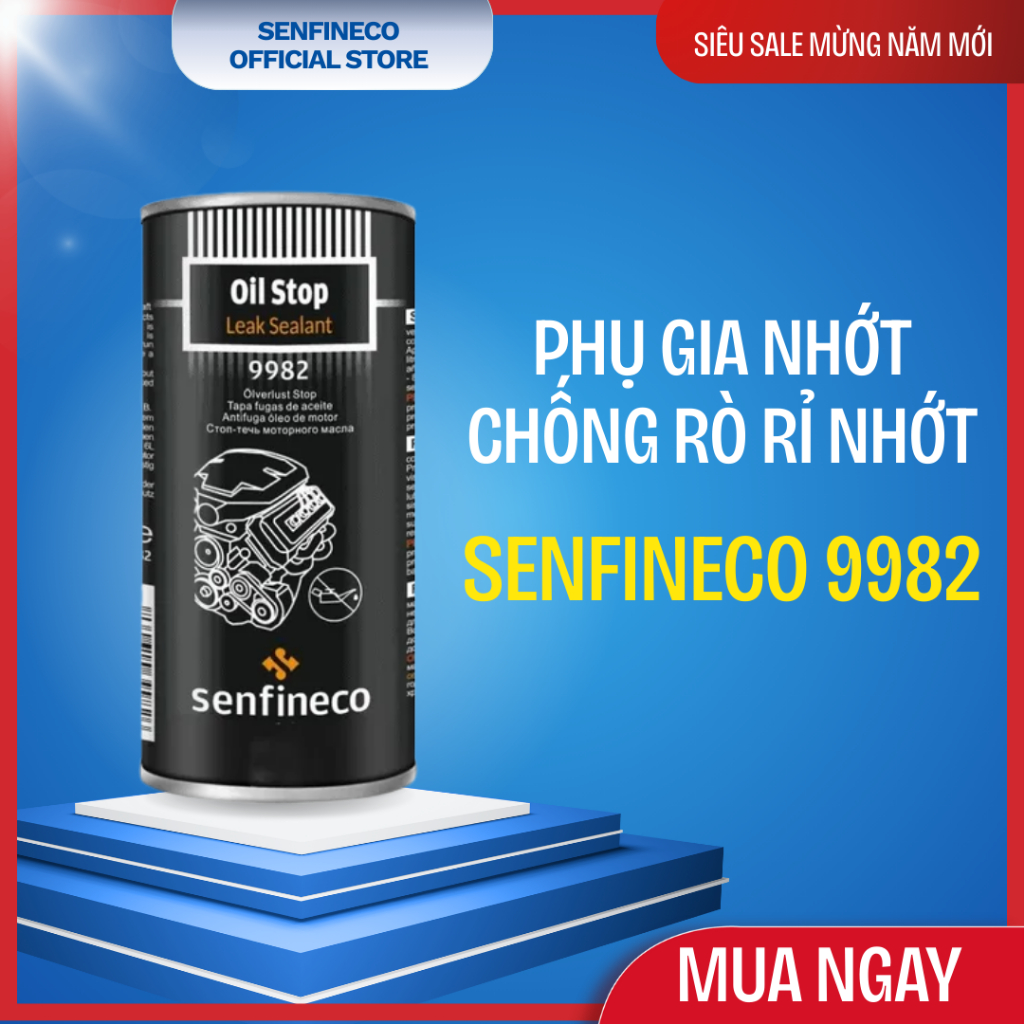 Phụ Gia Phục Hồi, Chống Rò Rỉ Nhớt Xe Ô Tô Senfineco 9982 Oil Leak Stop ...
