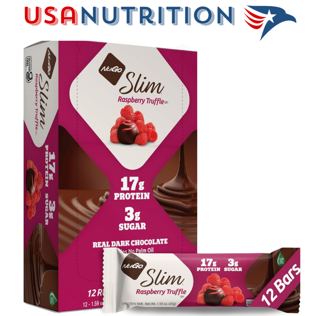 Bánh dinh dưỡng chocolate nguyên chất Keto, Low carb 17g protein Nugo ...