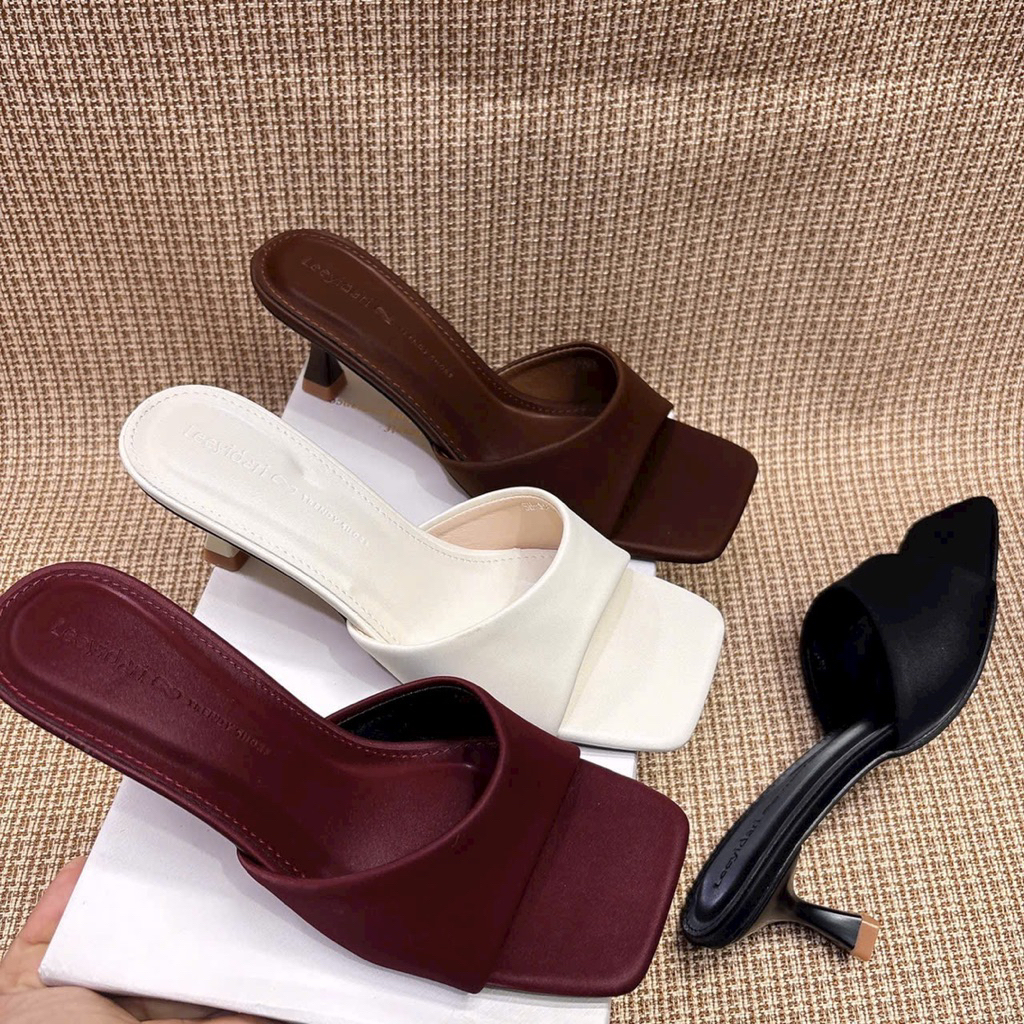 Guốc Nhọn Kiểu 6 Phân Quai Ngang Chất Da Sáp Mềm Êm | Shopee Việt Nam