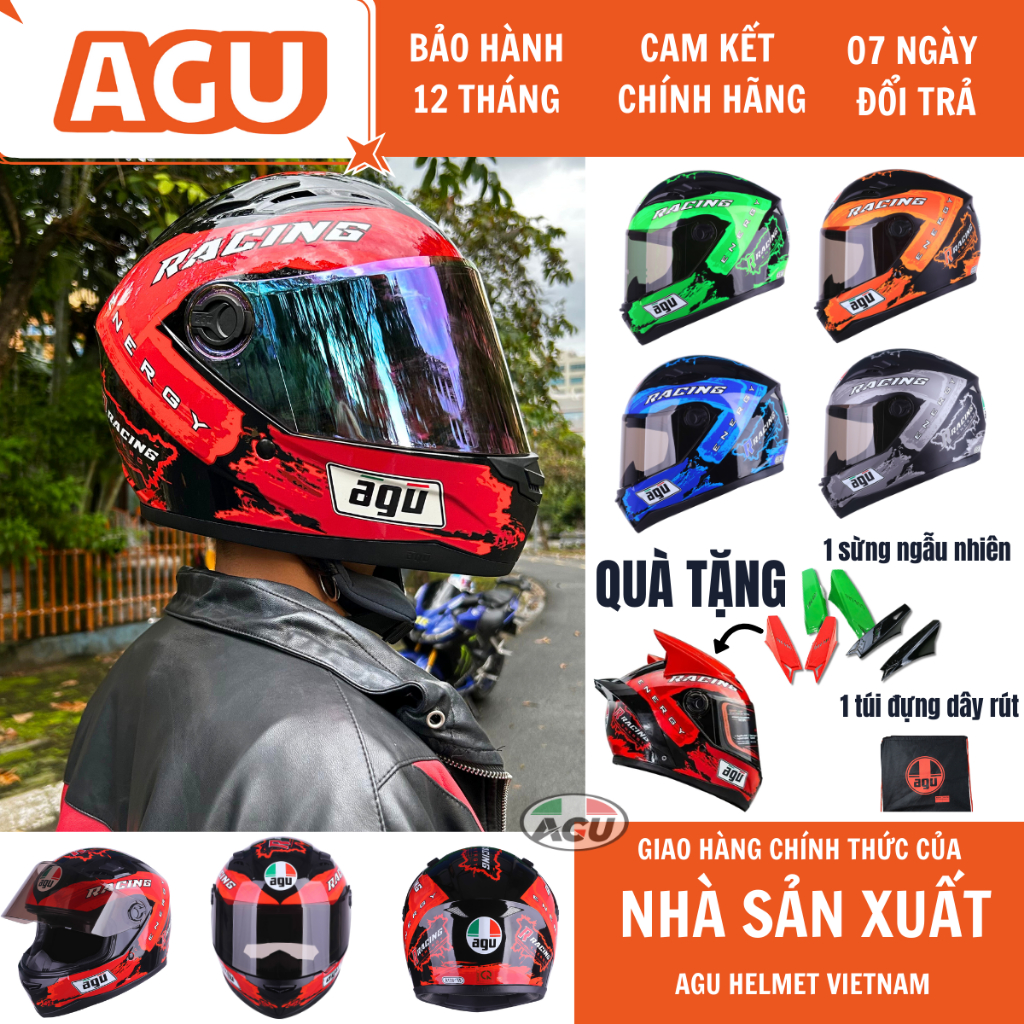 Mũ Bảo Hiểm Fullface A138 Chính Hãng – An Toàn, Thời Trang, Bảo Hành 12 ...