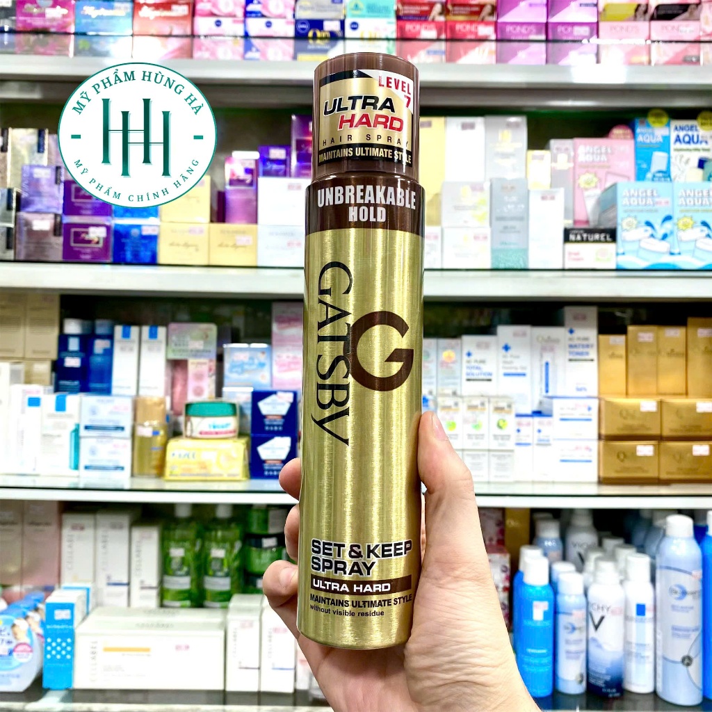 Gôm Tạo Kiểu Tóc Gatsby Set & Keep Spray Ultra Hard 250ML, Giữ Nếp Siêu ...