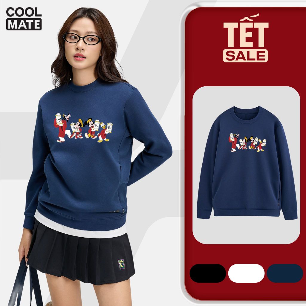[BST TET 2026]Áo nỉ Sweatshirt nam nữ unisex All-day IN Mickey Chúc ...