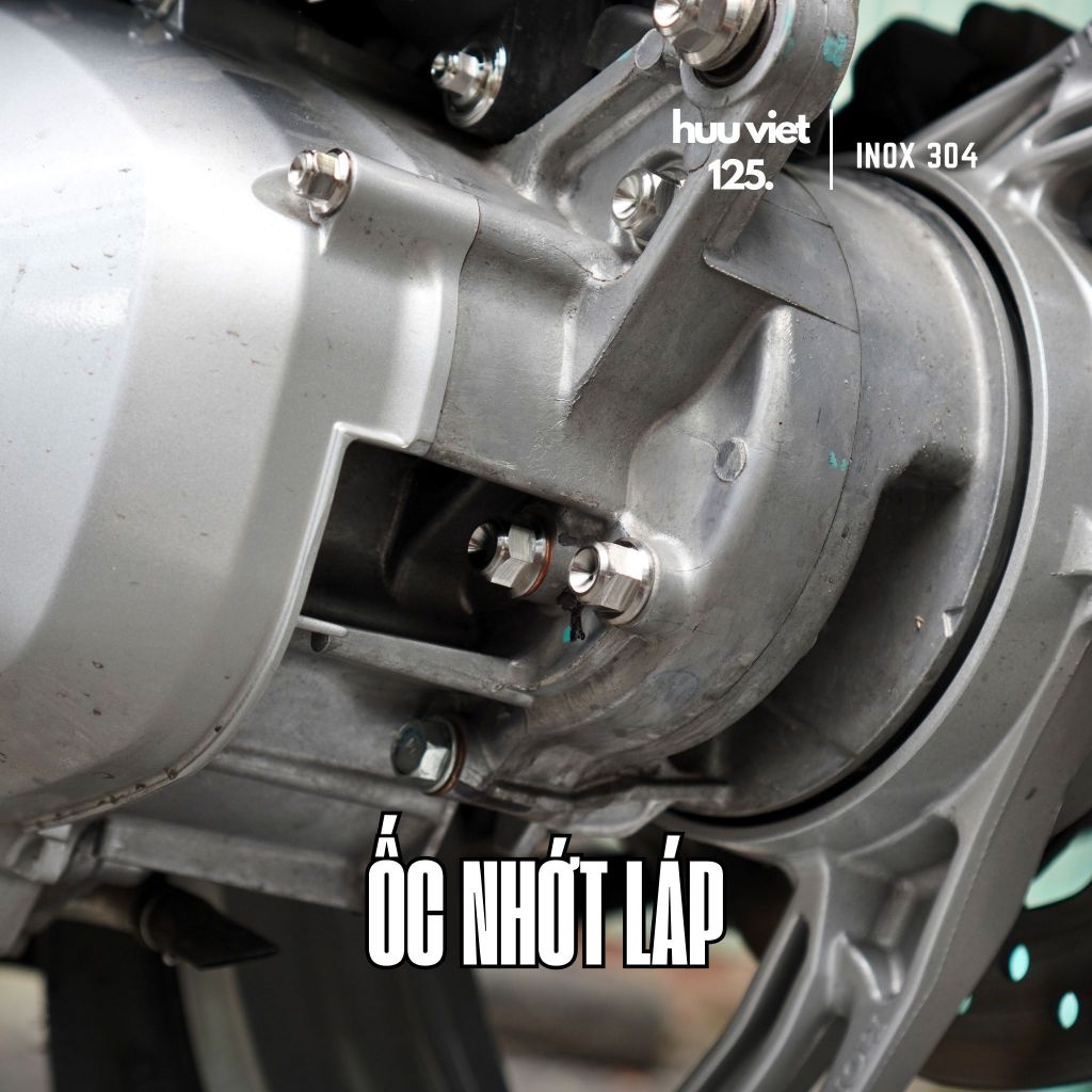 Combo ốc nhớt láp, ốc hộp số xe tay ga Honda Air Blade, Vision, Vario ...