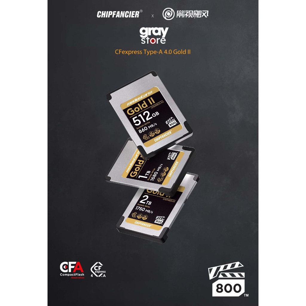 THẺ NHỚ CF CHIPFANCIER type-A 512GB | 1TB – CHIPFANCIER Gold II (VPG800 ...