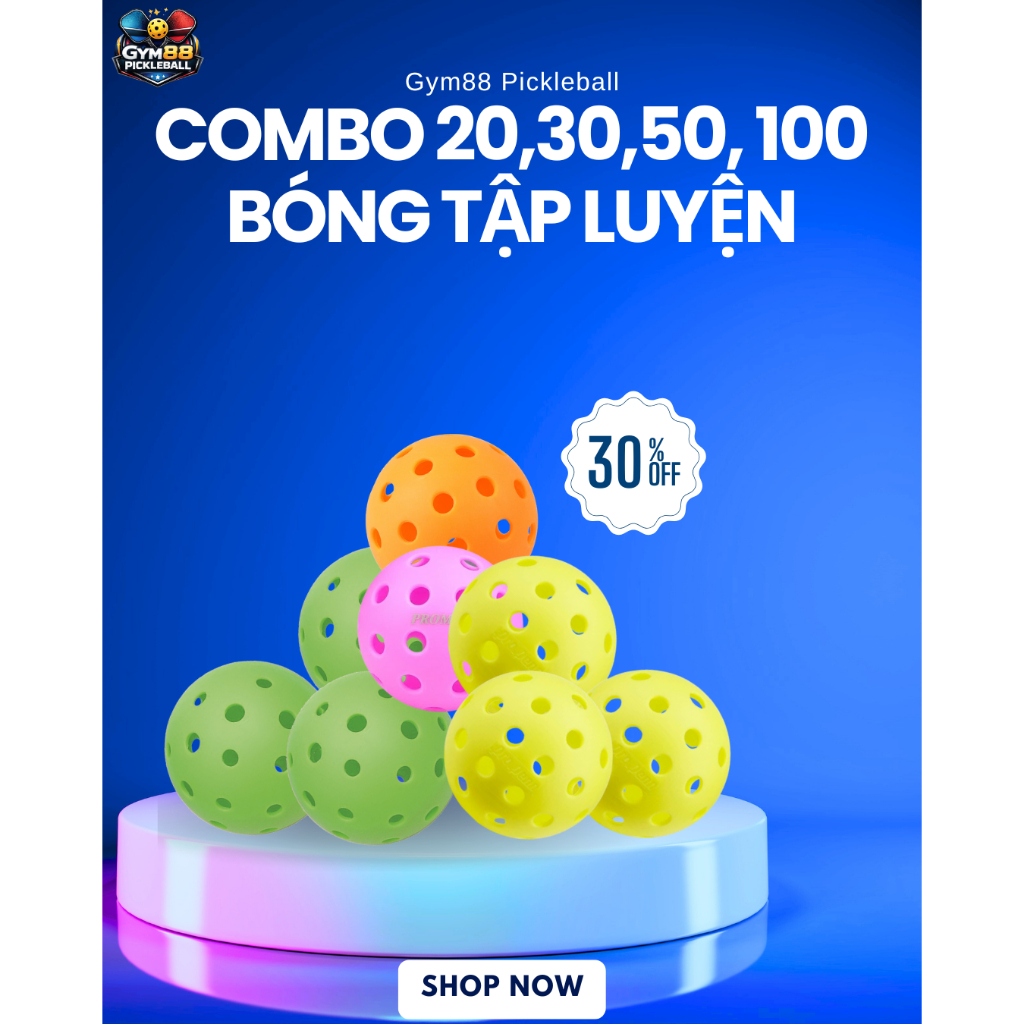 Combo 20, 30, 50, 100 Bóng Tập Luyện Pickleball | Shopee Việt Nam