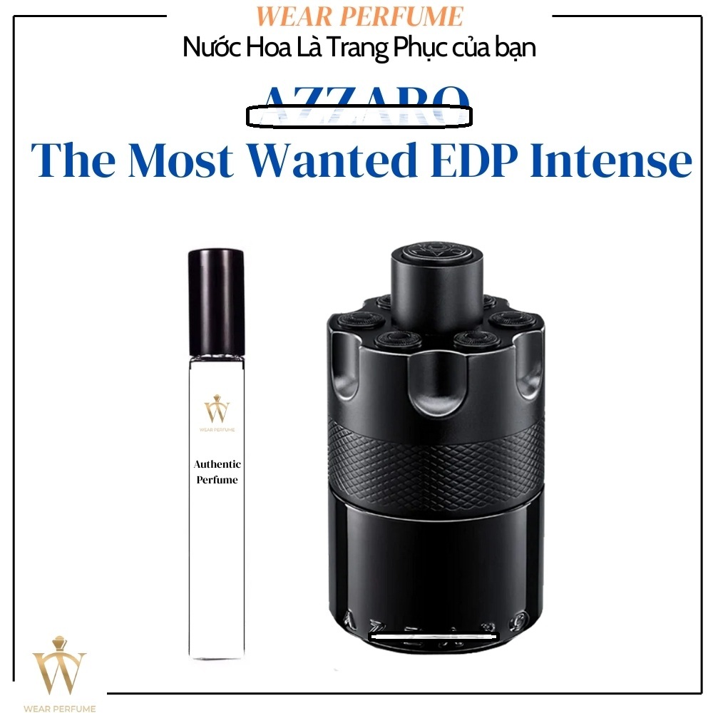 [Mẫu thử] - 10ML Nước Hoa Nam Azzar o The Most Wanted EDP Intense ...