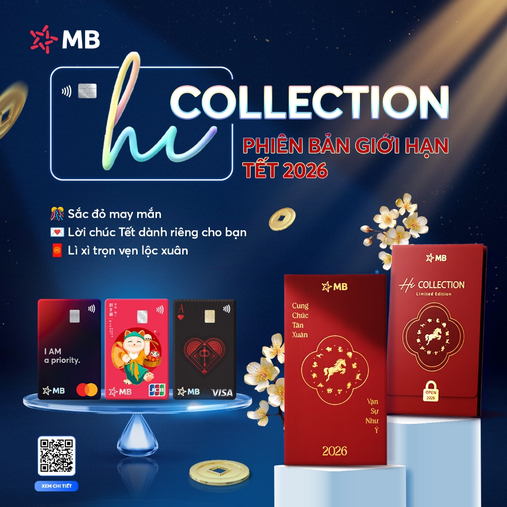 [Evoucher & Dịch vụ] Dịch vụ phát hành thẻ MB Hi Collection - Version ...