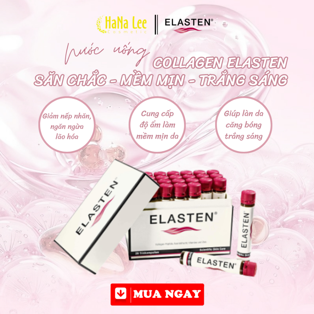 NƯỚC UỐNG COLLAGEN ELASTEN GERMANY 28 ỐNG X 25ML | Shopee Việt Nam
