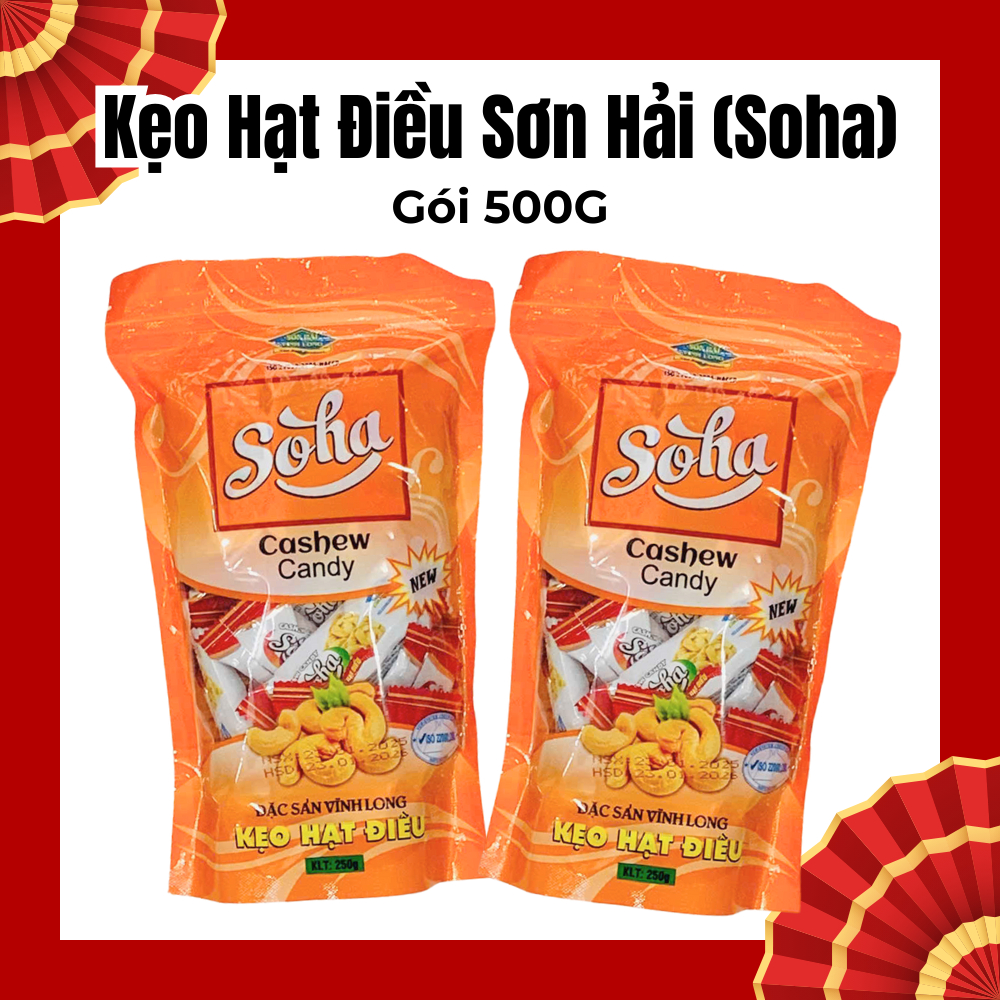 Kẹo Hạt Điều Soha Sơn Hải Gói 250G - Date Mới | Shopee Việt Nam