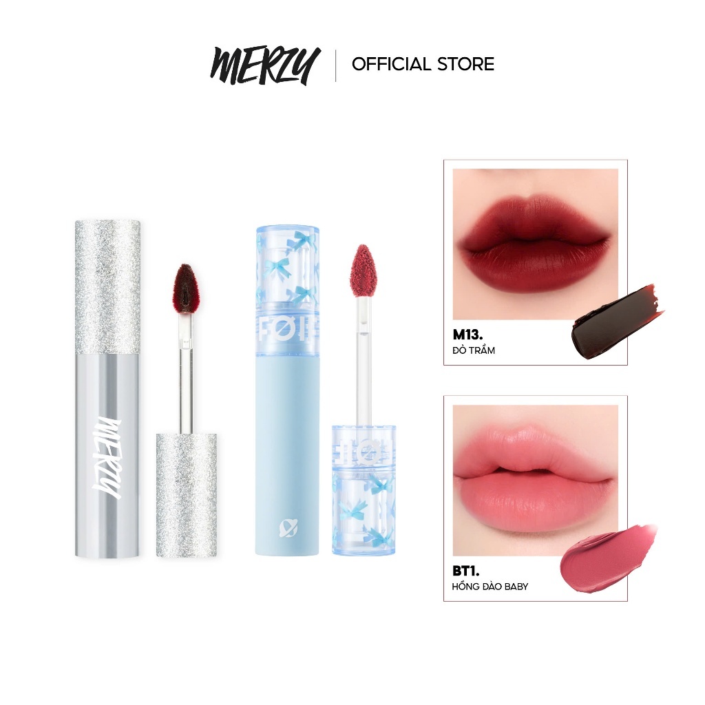 COMBO 2 Son Merzy The Glam Mellow Tint 4g + FOIF Daily Blur Tint 3g ...