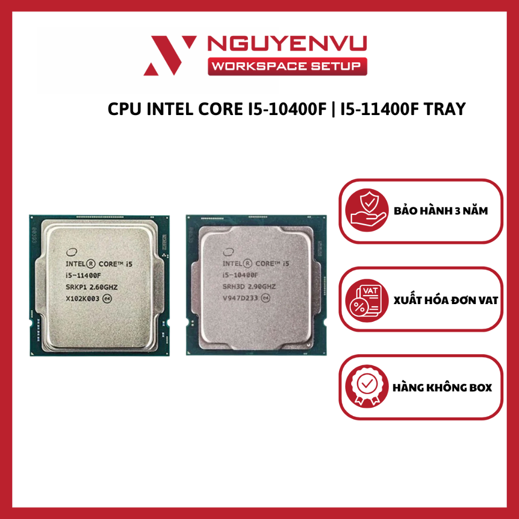 [FULL HD] CPU Intel i5 10400F | CPU Intel i5 11400F | I3 14100F - Tray ...