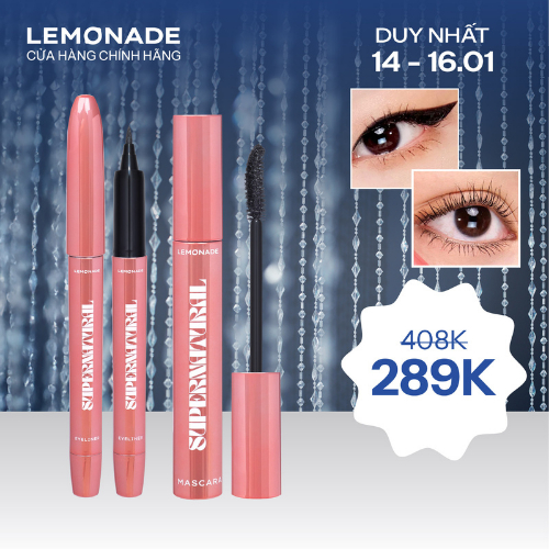 Combo Lemonade Eyeliner và Mascara SuperNatural (1g & 7.5g) | Shopee ...