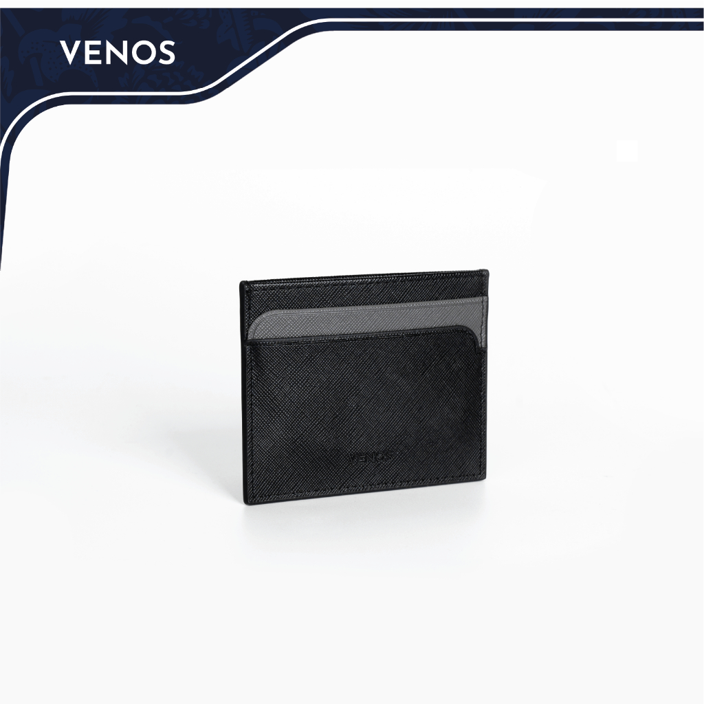 [ -40% DEAL MỞ BÁN ] Ví Đựng Thẻ Mini VENOS Eddy Vân Da Saffiano Sang ...