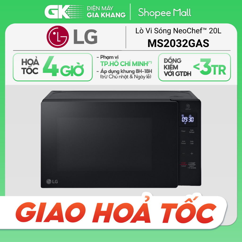 [K3] MS2032GAS - Lò Vi Sóng LG NeoChef™ 20l MS2032GAS (Đen) | MS2032GIK ...