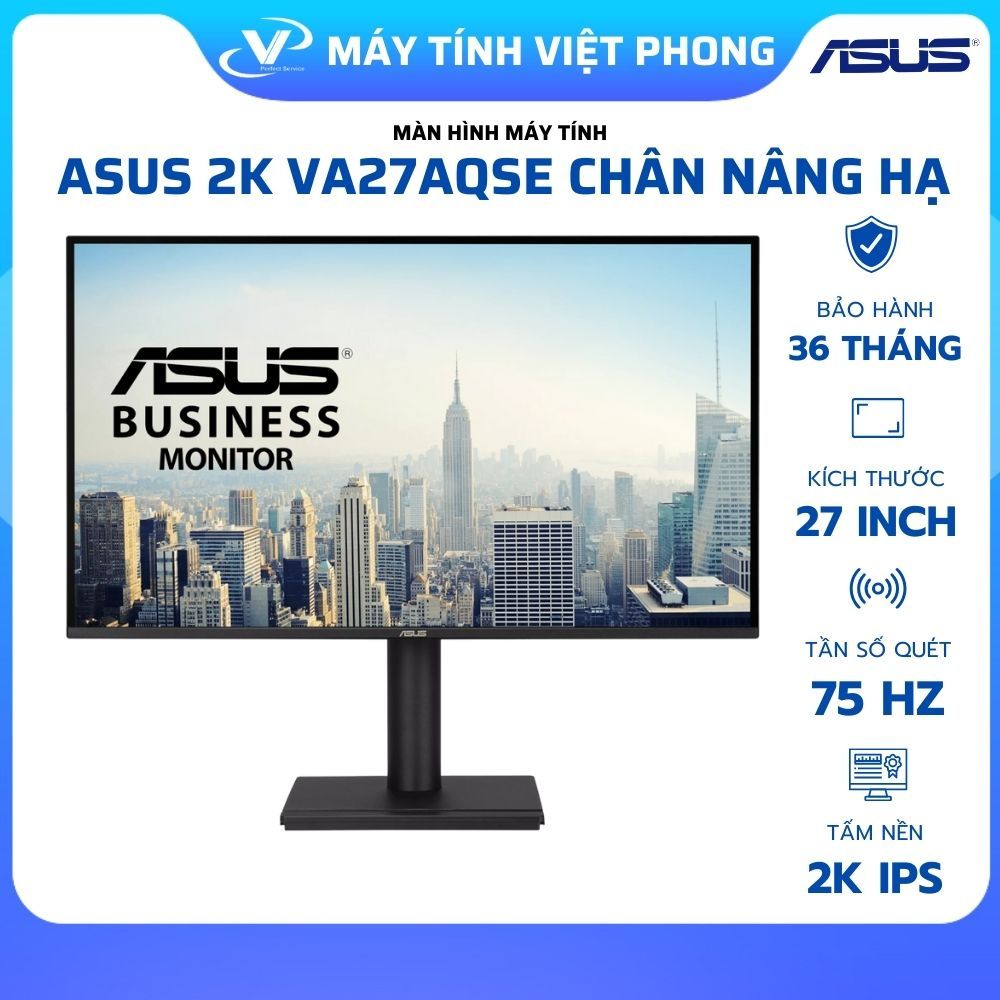 MÀN HÌNH 2K ASUS VA27AQSE (27 inch - IPS - 2K - 75Hz - 1ms - LOA) CHÍNH ...