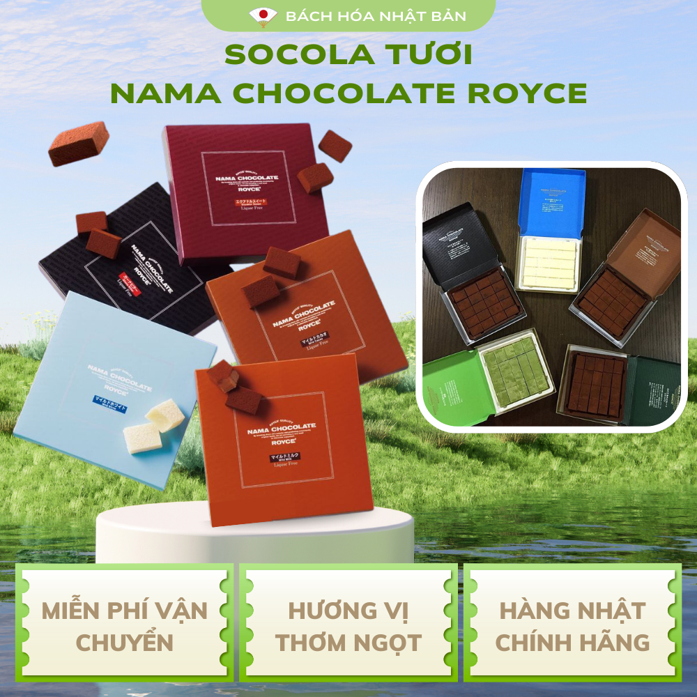 Nama Chocolate Royce Nhật Bản Socola Tươi Ngon Nhất Thế Giới Cực Cháy ...