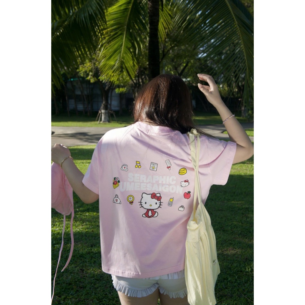 [MỞ BÁN] UMEESAIGON Áo Thun Form Boxy Tay Ngắn Cotton Cổ Tròn Nam Nữ ...